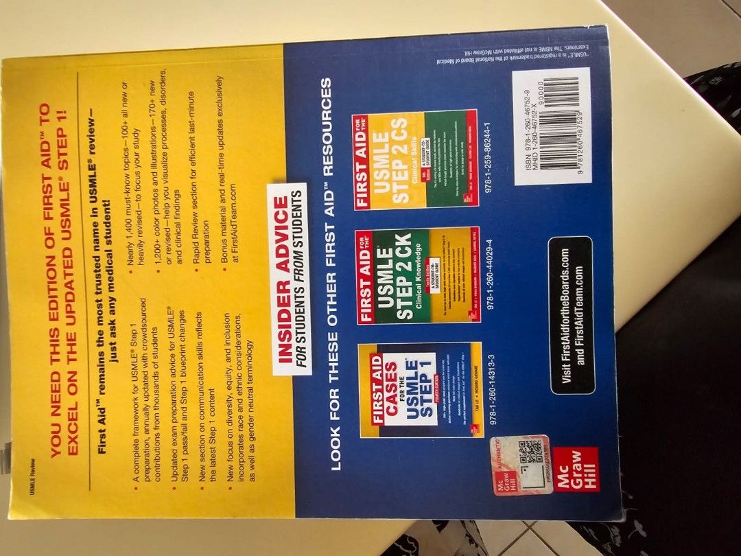 USMLE step 1 books, Hobbies & Toys, Books & Magazines, Textbooks on ...