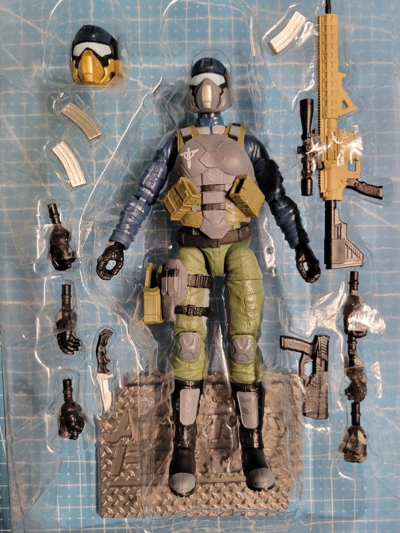 Valaverse Action Force 6-inch Action Figure - Female Steel Brigade, Eclipse, Gemini, and Kill ...