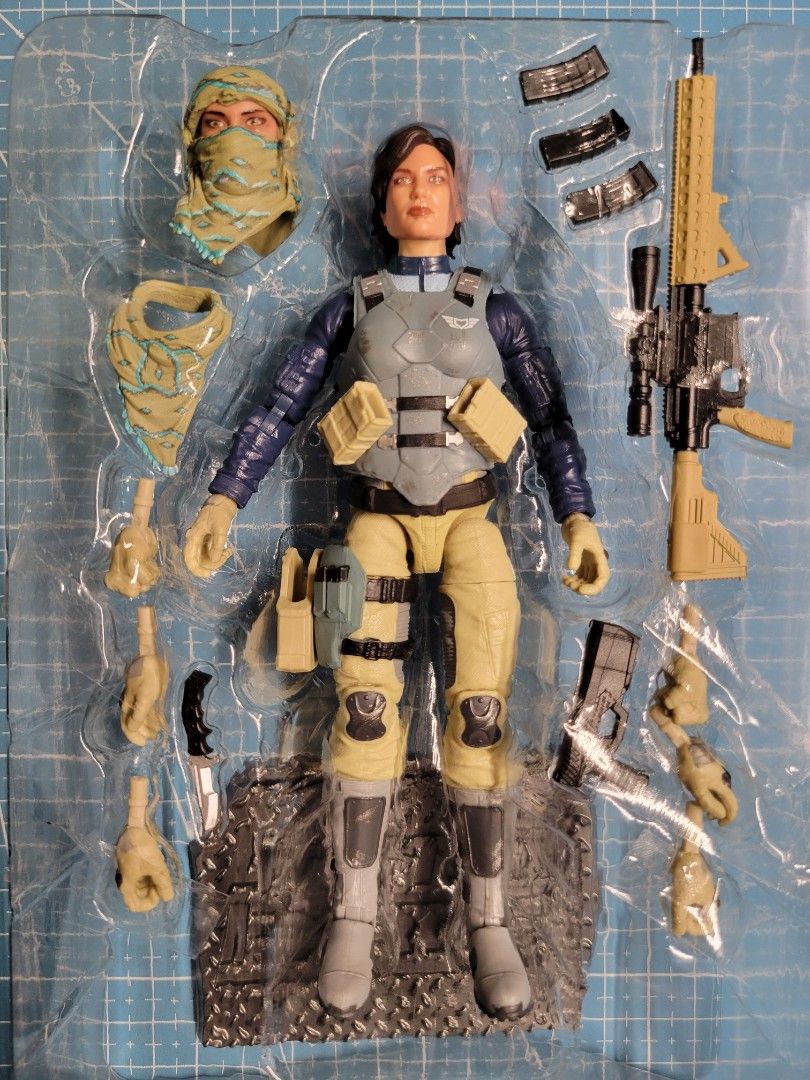 Valaverse Action Force 6-inch Action Figure - Female Steel Brigade ...