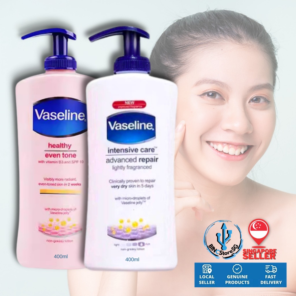 Vaseline Body Lotion 400ml Advance Repair Intensive Care Whitening ...