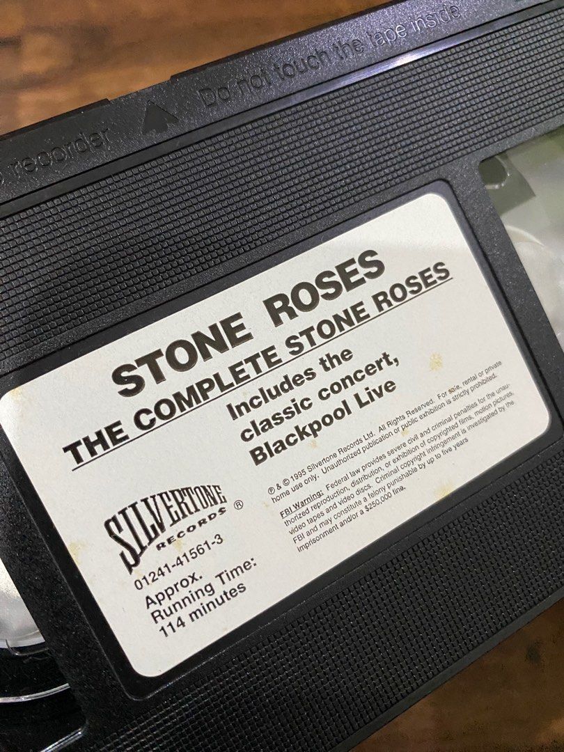 VHS The Stone Roses the complete of, Hobbies & Toys, Music & Media, CDs & DVDs on Carousell