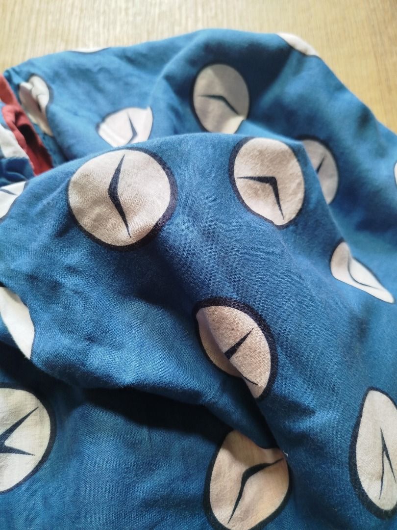 Vintage Reversible Doraemon Time Cloth Sack Bag (Fujiko Pro ...