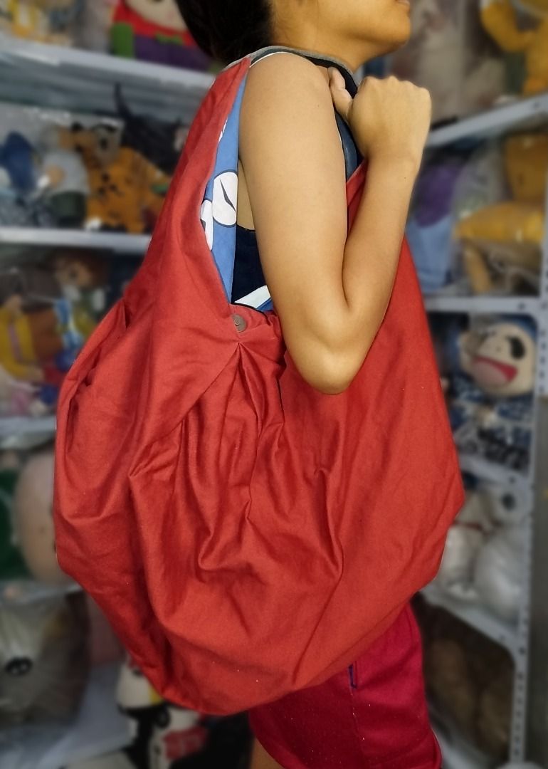 Vintage Reversible Doraemon Time Cloth Sack Bag (Fujiko Pro ...