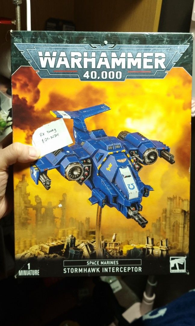 Warhammer 40k Space Marine Stormhawk Interceptor Miniature Kit, Hobbies ...