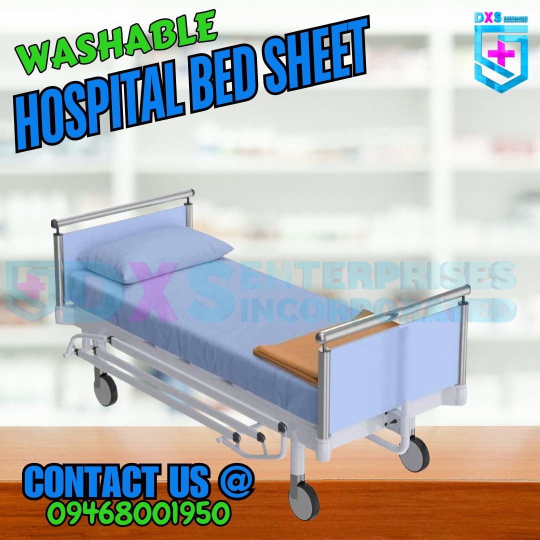 WASHABLE HOSPITAL BED SHEET, Health & Nutrition, Medical Supplies ...