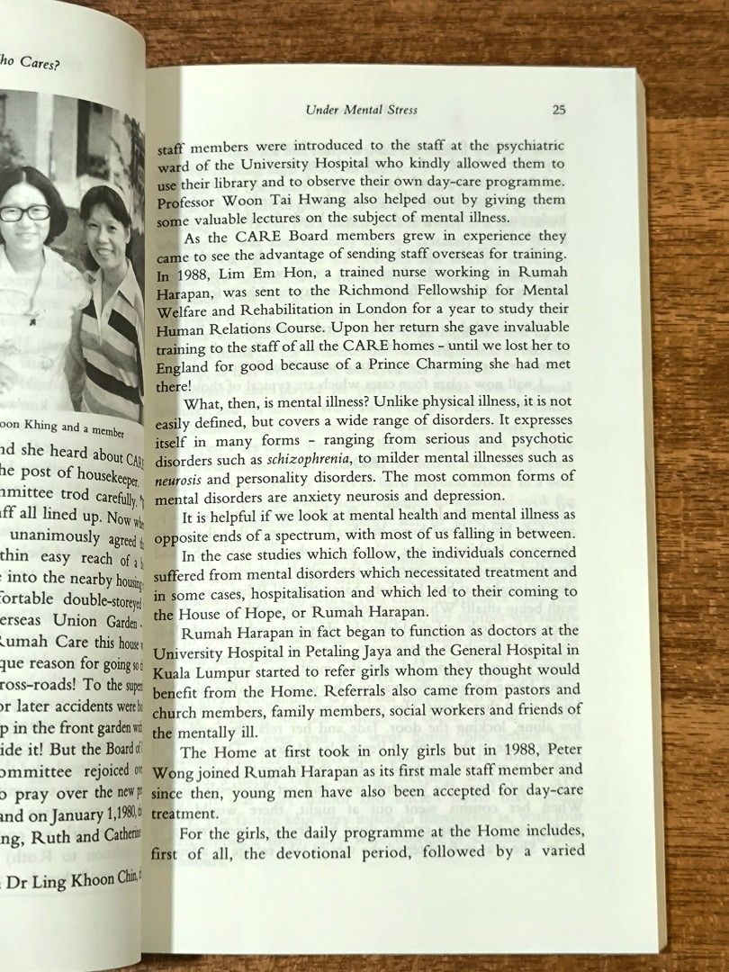 Who Cares The Story Of Malaysian Care Book By Betty Young, Hobbies ...