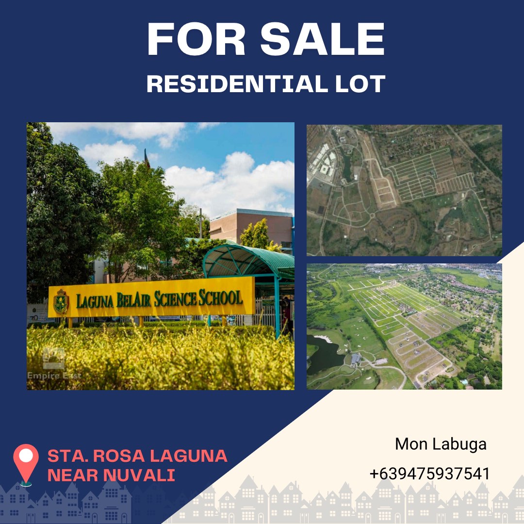 30% discount Residential lot for sale in Sta. Rosa Laguna laguna near ...