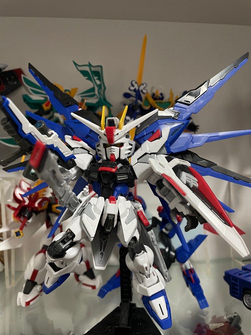 已砌 模型 MGSD 高高 Freedom Gundam 高達 X10A 機動戰士, 興趣及遊戲, 玩具 & 遊戲類 - Carousell