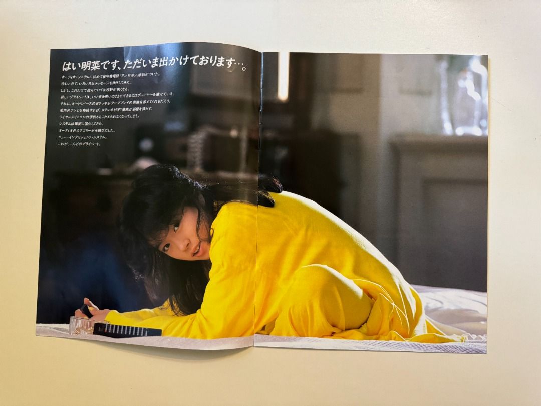 中森明菜 Nakamori Akina Pioneer Private 宣傳小冊子, 興趣及遊戲, 收藏品及紀念品, 日本明星 - Carousell