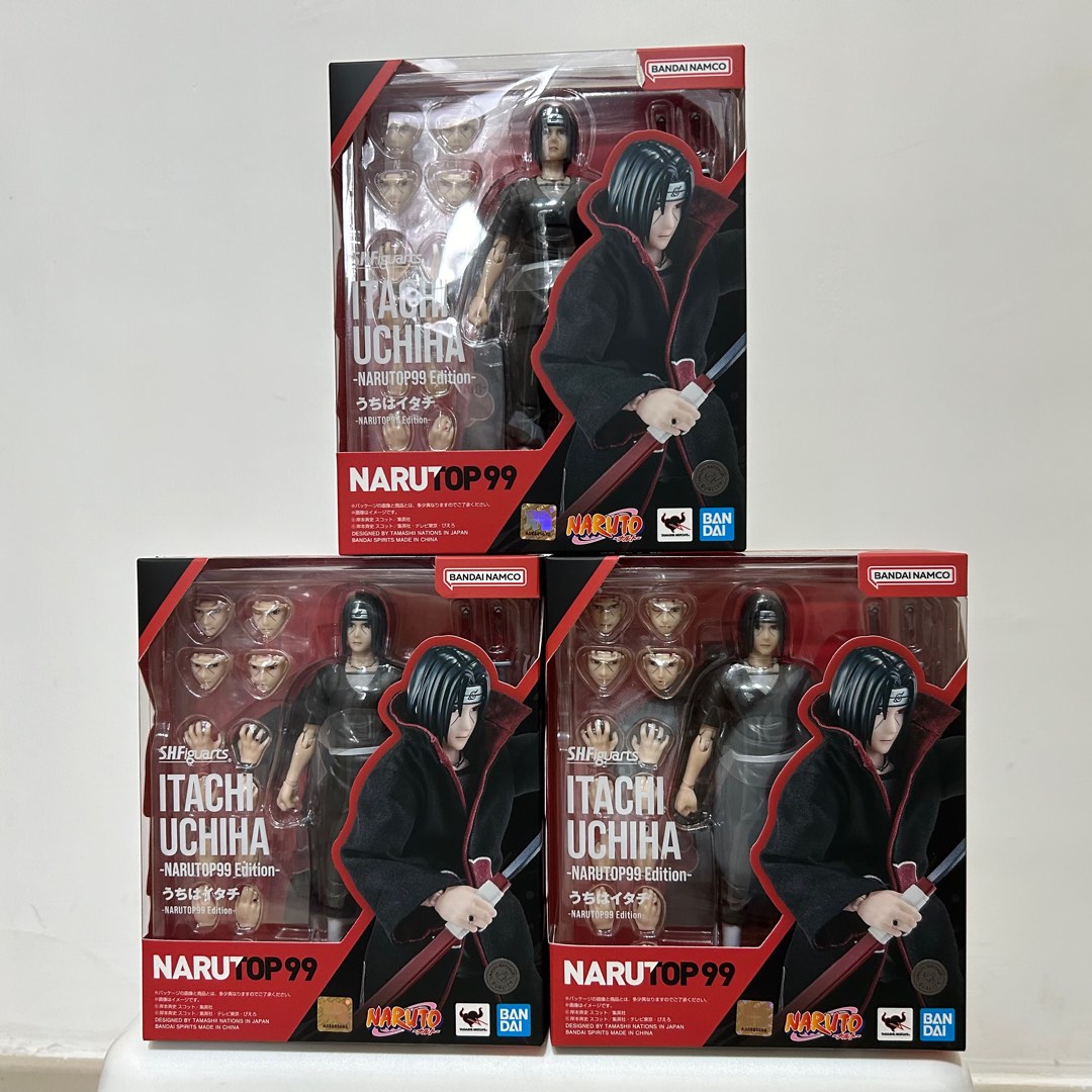 全新 SHF 宇智波 鼬 Itachi Uchiha 火影忍者 Narutop99 Naruto $420/盒, 興趣及遊戲, 玩具 & 遊戲 ...