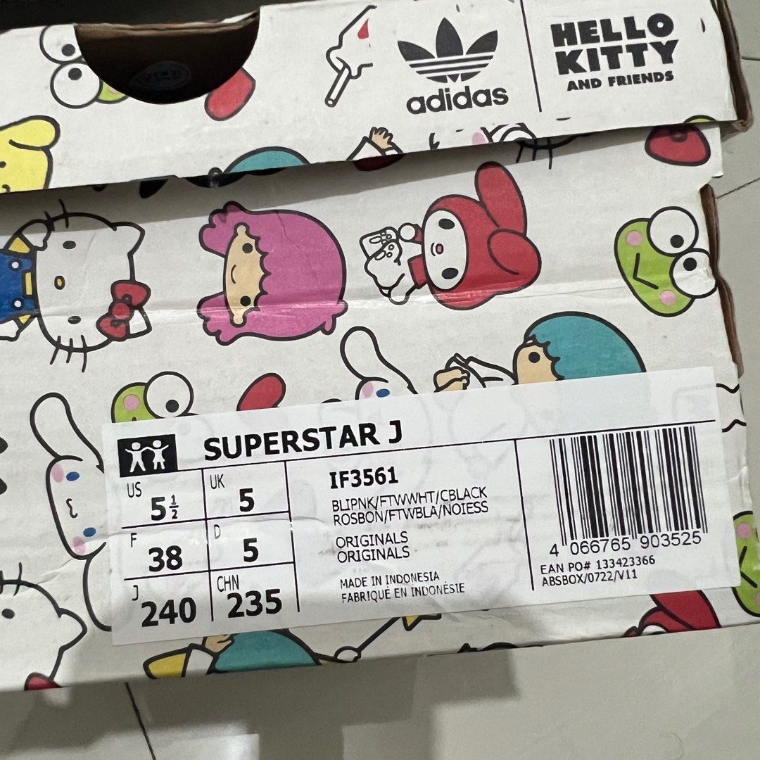 ADIDAS ORIGINALS X HELLO KITTY AND FRIENDS SUPERSTAR [KUROMI], Women's ...