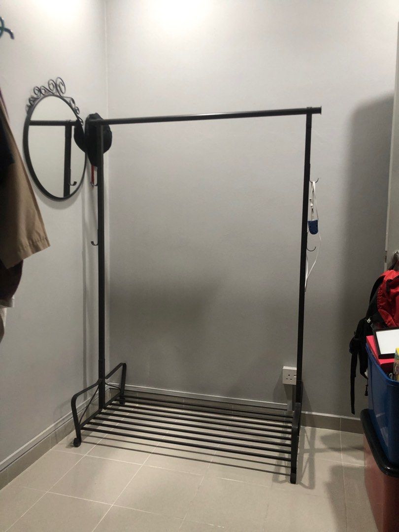 IKEA Ampaian Baju / display wardrobe, Furniture & Home Living, Home ...