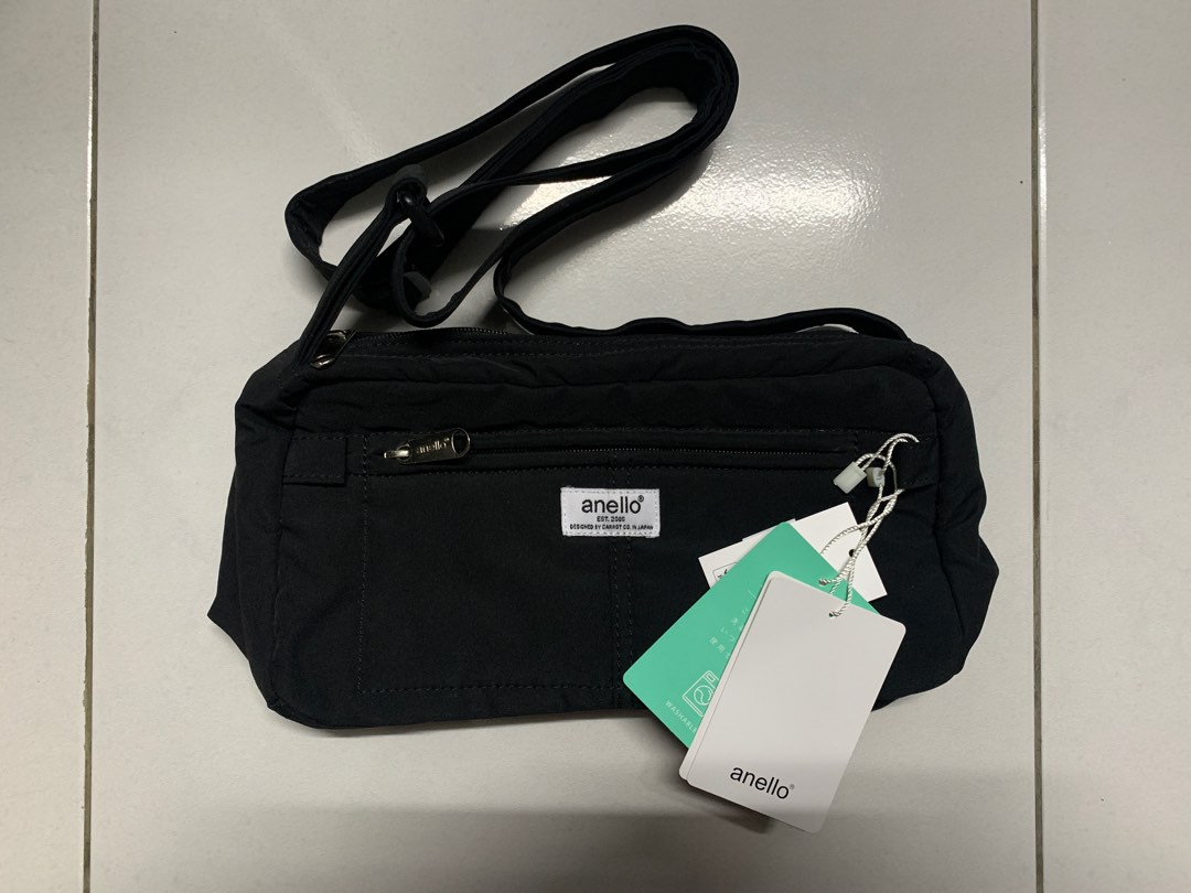 Anello Soft Shoulder Bag (Small) - Black, Women's Fashion, Bags ...