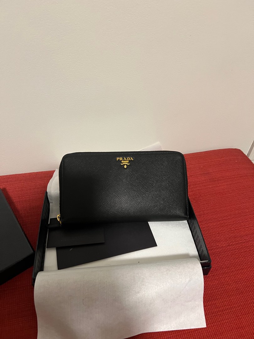 Authentic Prada long wallet, Women's Fashion, Bags & Wallets, Wallets ...