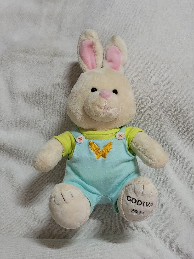 Authentic Rare 2017 Gund Godiva Easter Bunny Rabbit Plush Soft Toy ...