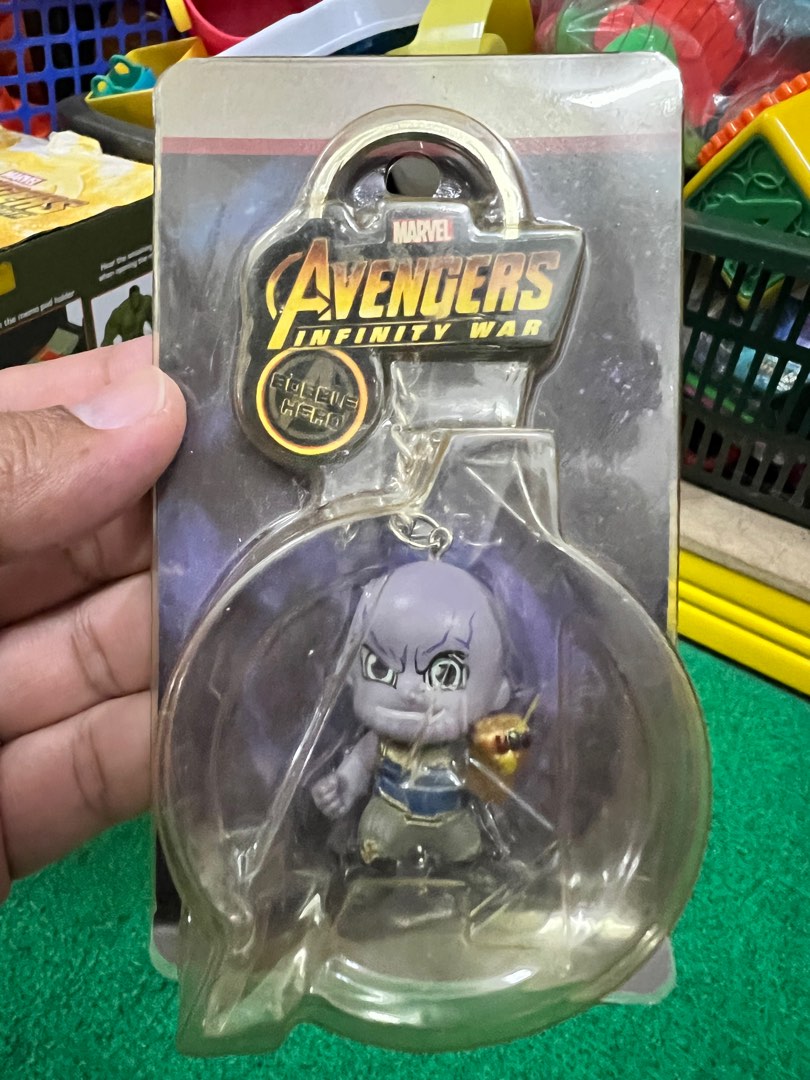 Avenger Infinity War Thanos Keychain, Hobbies & Toys, Toys & Games on Carousell