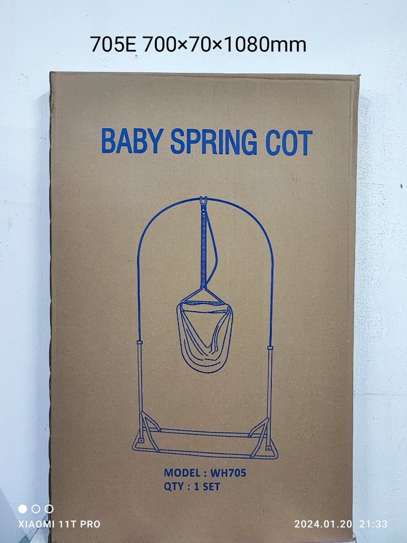 besi buaian spring cot, Babies & Kids, Baby Nursery & Kids Furniture ...