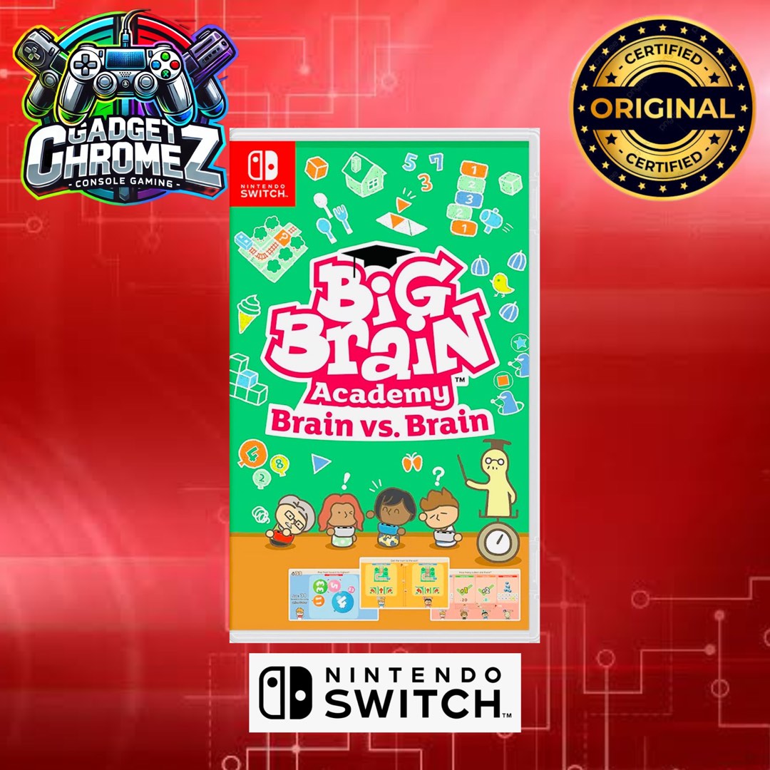 Big Brain Academy: Brain Vs. Brain | Nintendo Switch Game | BRANDNEW, Video Gaming, Video Games ...