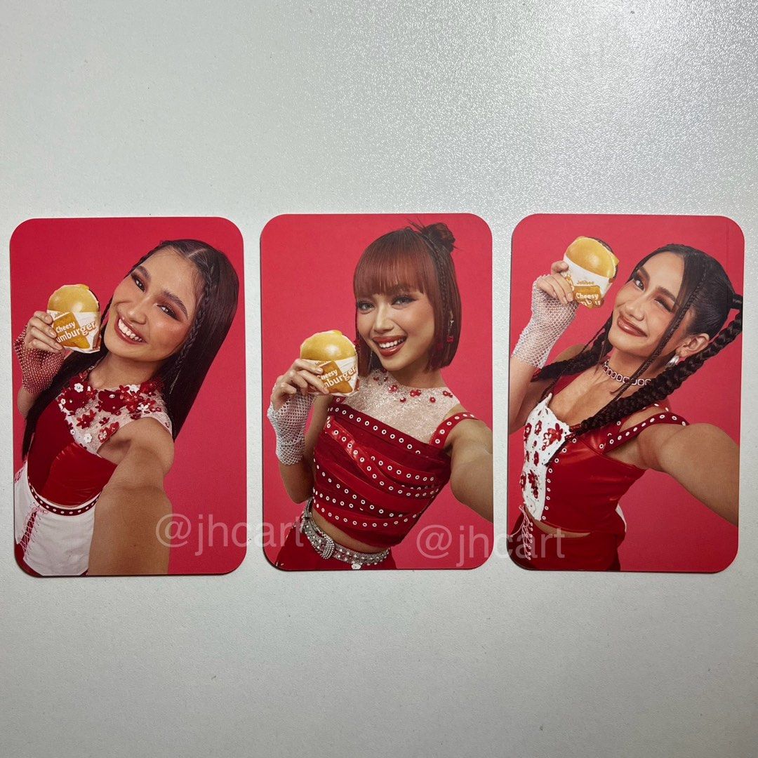 BINI Jhoanna Gwen Sheena jollibini pc photocard, Hobbies & Toys ...
