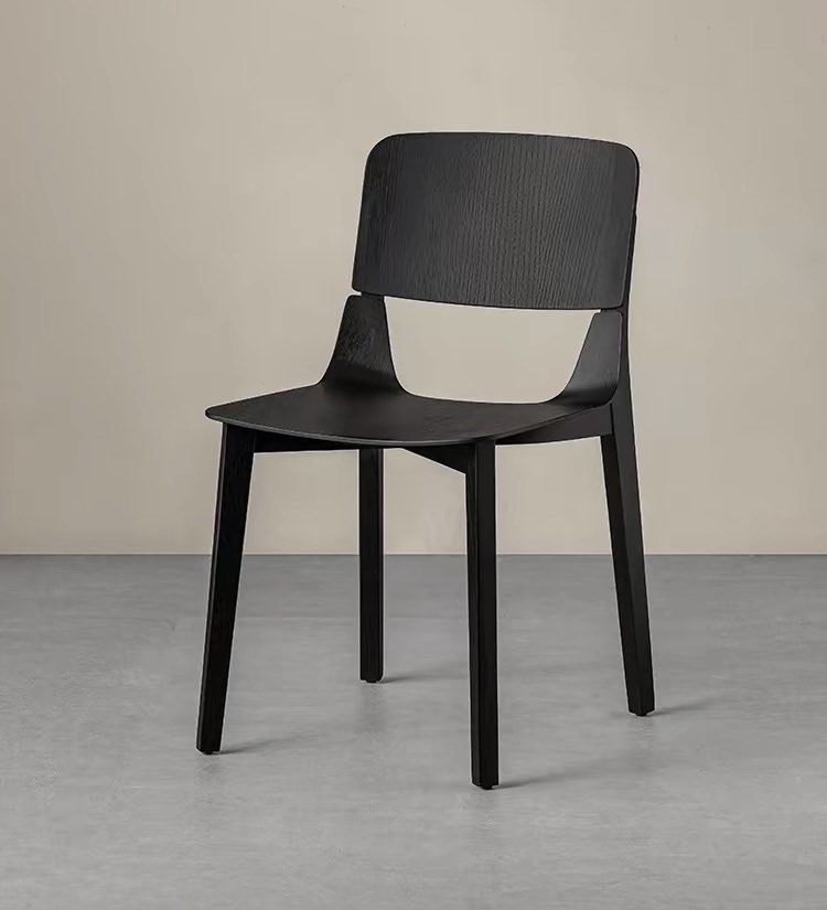 BOSTEL Modern Solid Wood Dining Chair, Furniture & Home Living ...