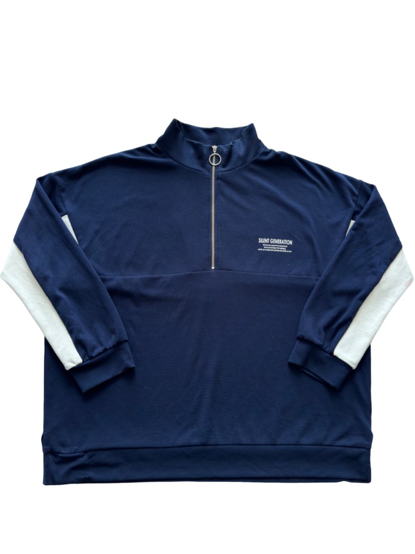 boxy cut half zipper, Men's Fashion, Activewear on Carousell