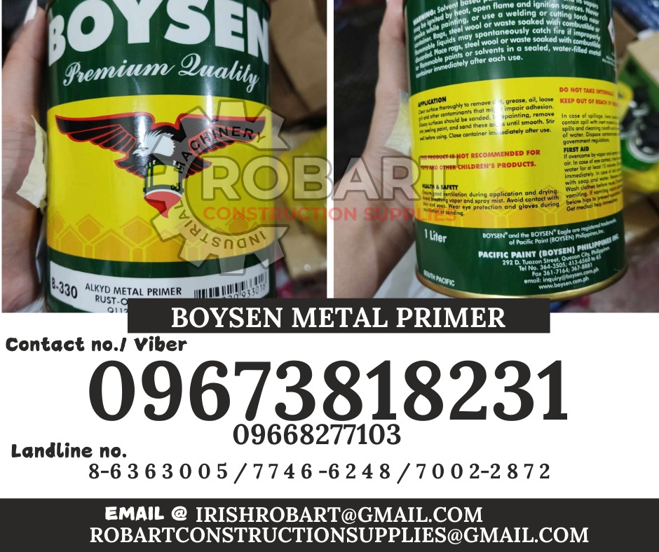 Boysen metal primer, Commercial & Industrial, Construction Tools ...