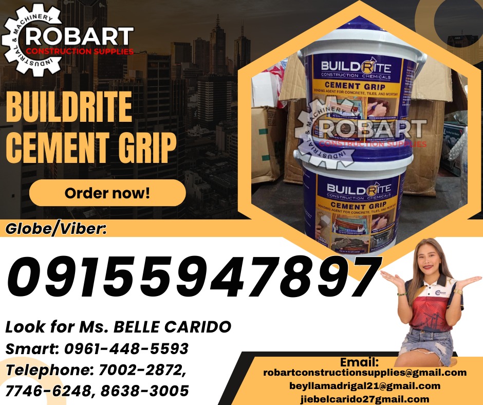 Buildrite Cement Grip, Commercial & Industrial, Construction Tools ...