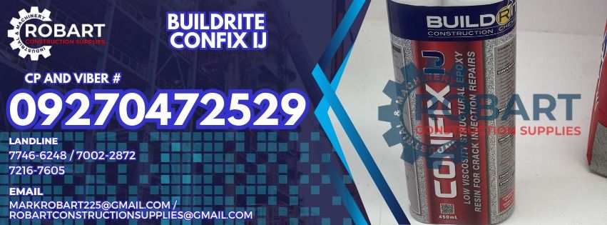 Buildrite Confix IJ - Low Viscosity Structural Epoxy, Commercial ...