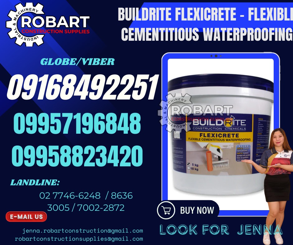 Buildrite Flexicrete - Flexible Cementitious Waterproofing, Commercial & Industrial ...