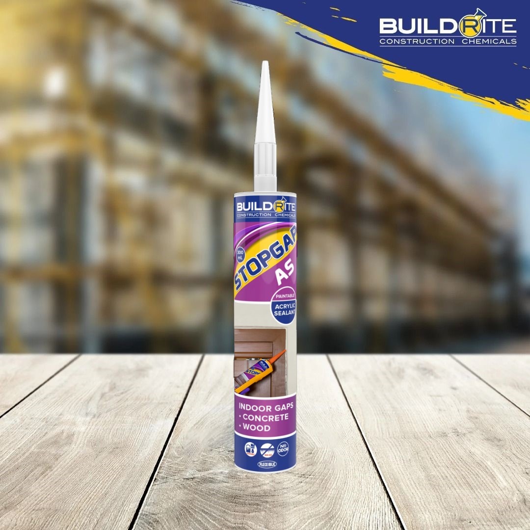 BUILDRITE STOPGAP AS ACRYLIC SEALANT (300ml), Commercial & Industrial ...