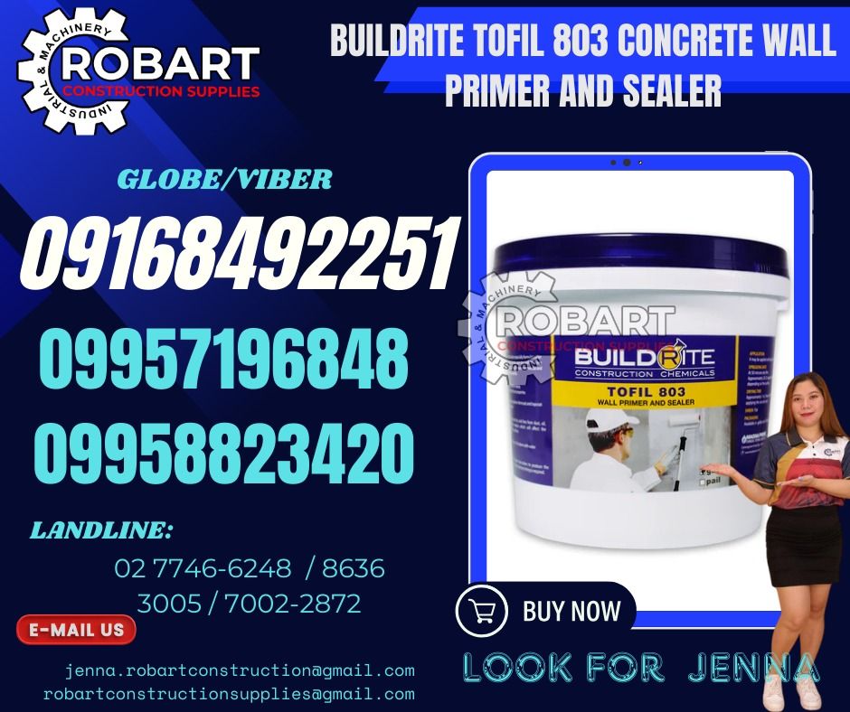 Buildrite Tofil 803 Concrete Wall Primer and Sealer, Commercial ...