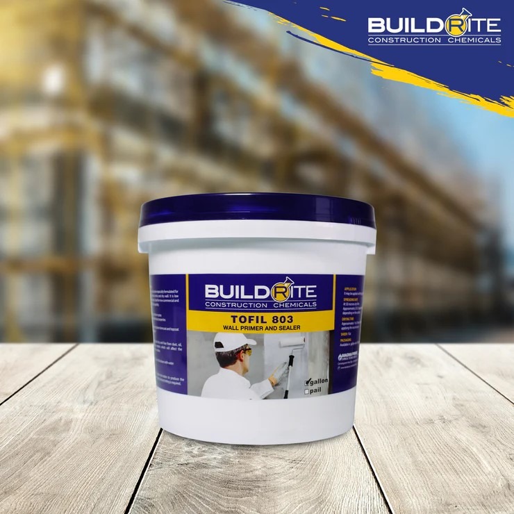BUILDRITE TOFIL 803 WALL PRIMER AND SEALER (Liter or 3.785L Gallon or ...