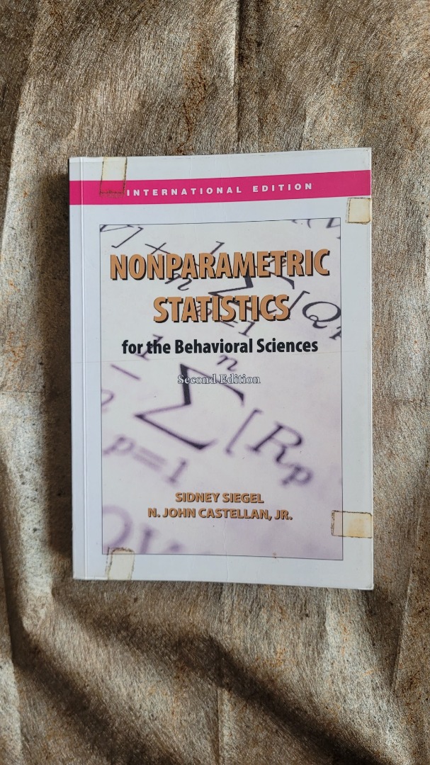 Buku Nonparametric Statistics for the Berhavioral Sciences, Buku & Alat ...