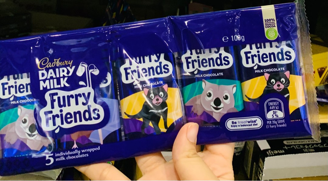 CADBURY MILK FURRY FRIENDS 100G, Food & Drinks, Other Food & Drinks on ...