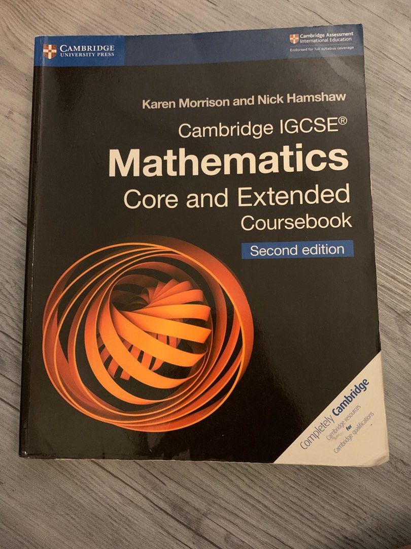 Cambridge IGCSE Mathematics Core and Extended coursebook, Hobbies ...