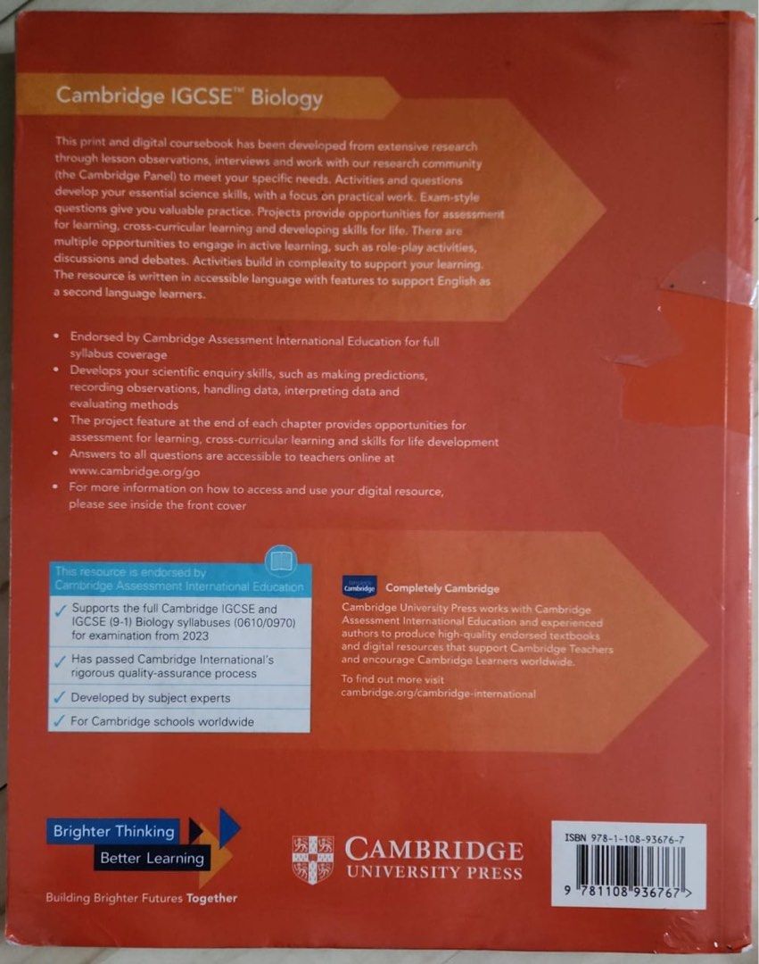Cambridge IGCSE Textbook, Hobbies & Toys, Books & Magazines, Textbooks ...