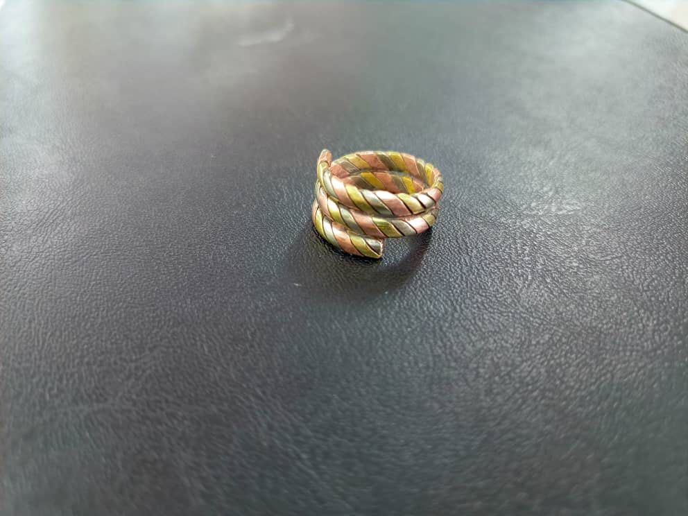 Cincin 3 pintal 3 jenis logam, Women's Fashion, Jewelry & Organisers ...