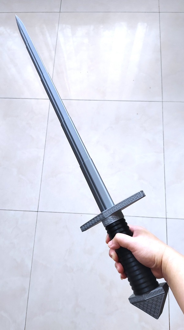 Collapsible Viking sword suitable for cosplay - 3D printed, Hobbies ...