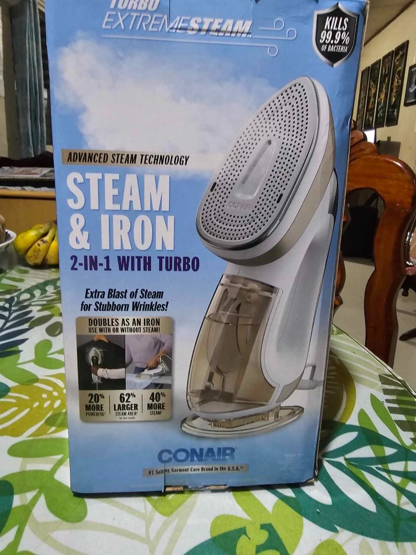 Conair ExtremeSteam 2-in-1 Handheld Steamer & Iron, TV & Home ...