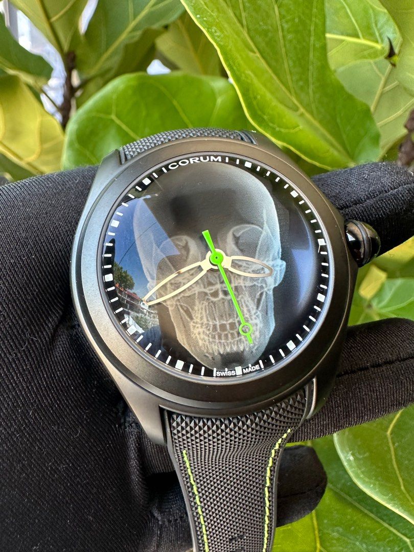 Corum Bubble Skull X-Ray Skeleton Luminor (New FullSet 2024) Limited ...