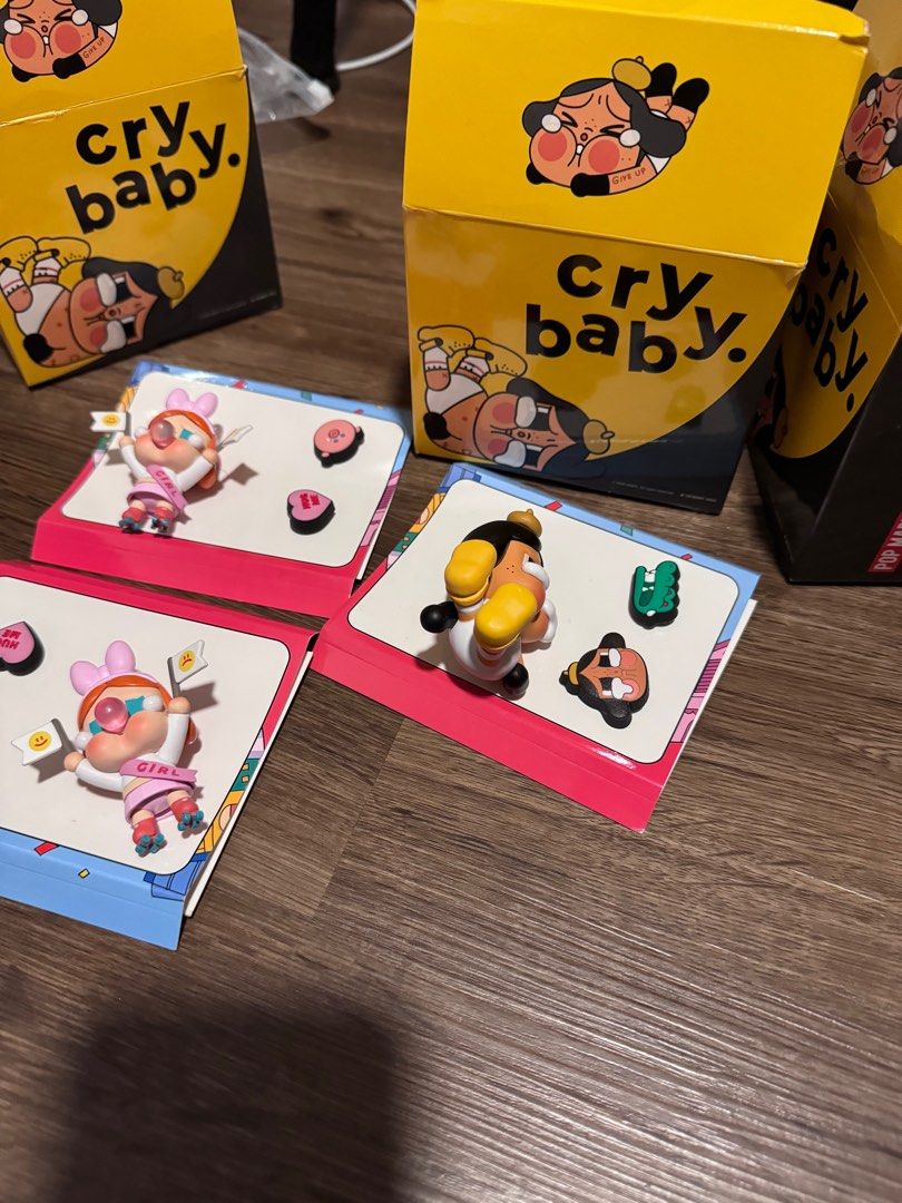 Crocs x Popmart x Crybaby Studs, Hobbies & Toys, Toys & Games on Carousell