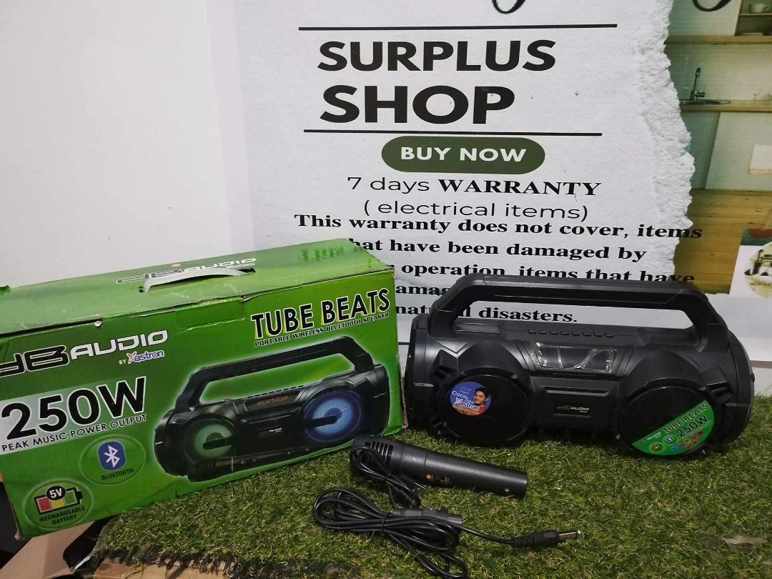 Db Audio TUBE BEATS Portable wireless Bluetooth speaker | 250W ...