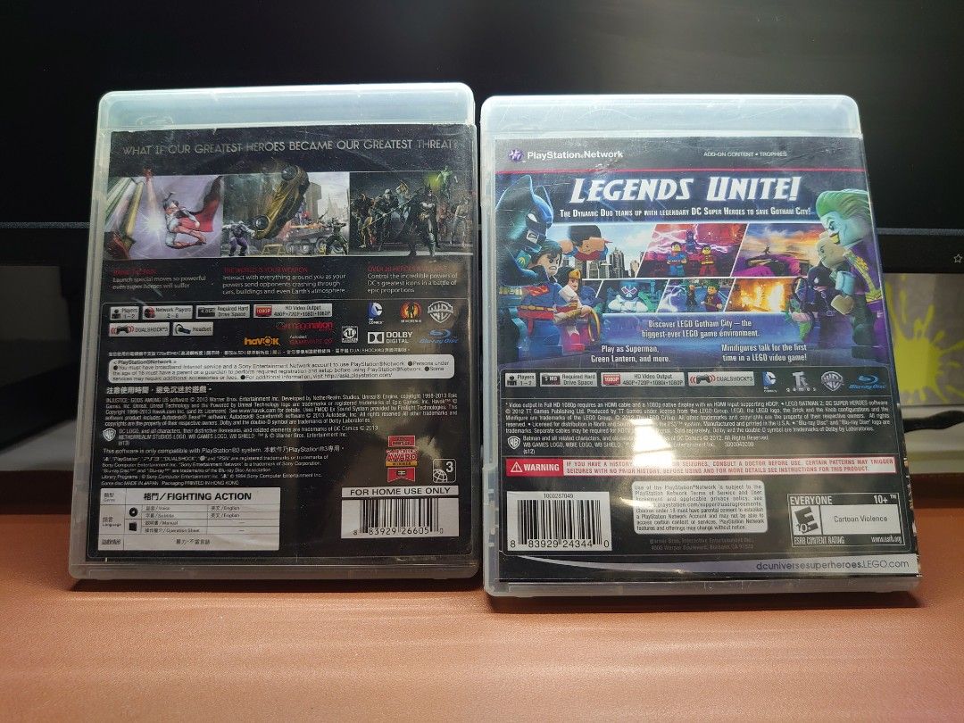 DC Bundle - Lego Batman 2 & Injustice, Video Gaming, Video Games ...