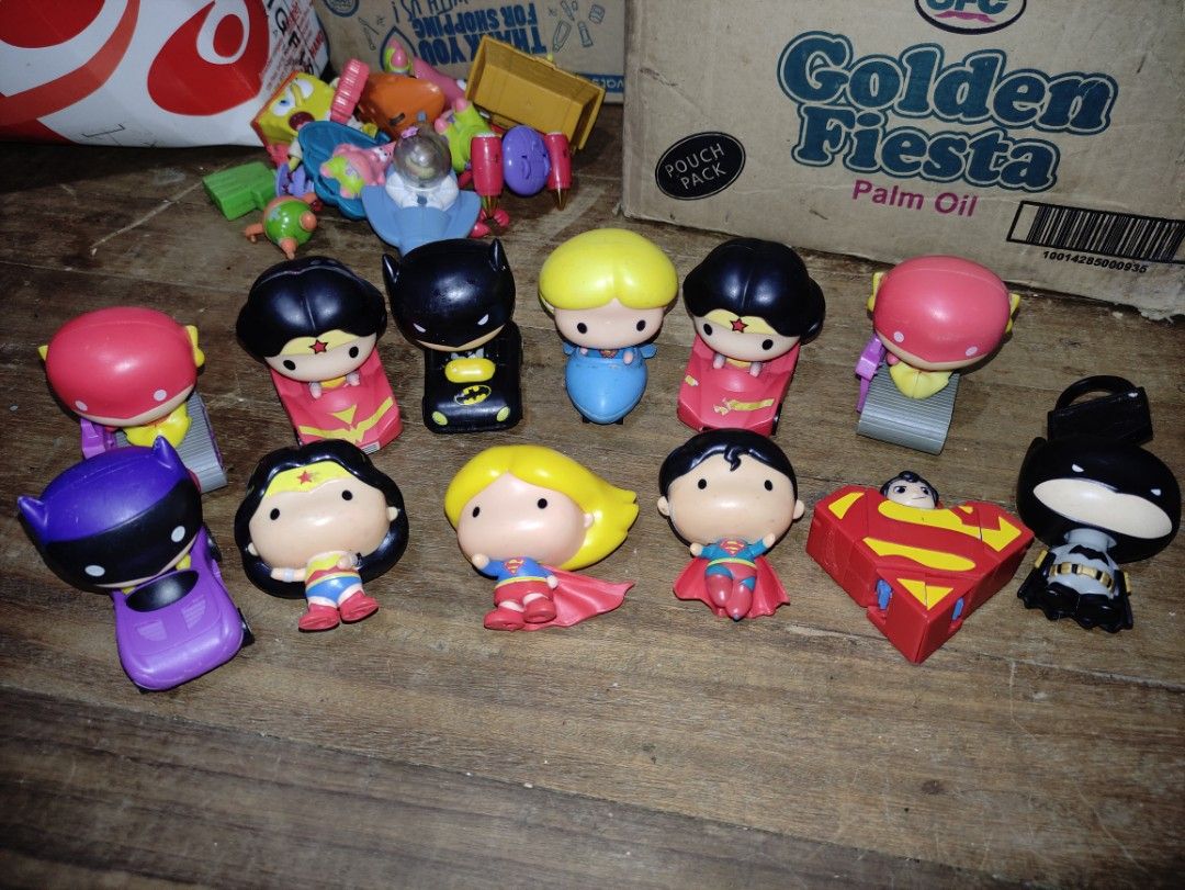 Dc mcdo superhero set toys, Hobbies & Toys, Toys & Games on Carousell