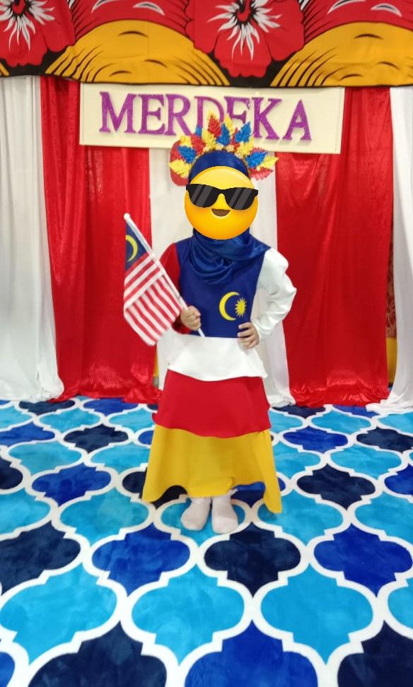 Dress Merdeka + Cekak, Women's Fashion, Muslimah Fashion, Dresses on ...