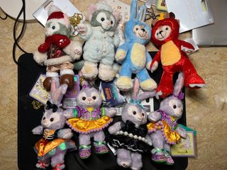 全新絕版原裝上海迪士尼 Disney 上迪 Duffy ＆ Friends 托尼 Gelatoni Toni 2023年春日花香 SS 毛公仔 ...