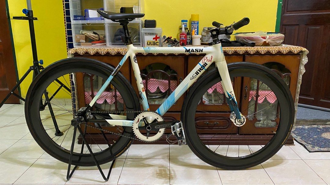 Frame Set Cinelli Mash Parallax Cyanotype 2016, Sports Equipment ...