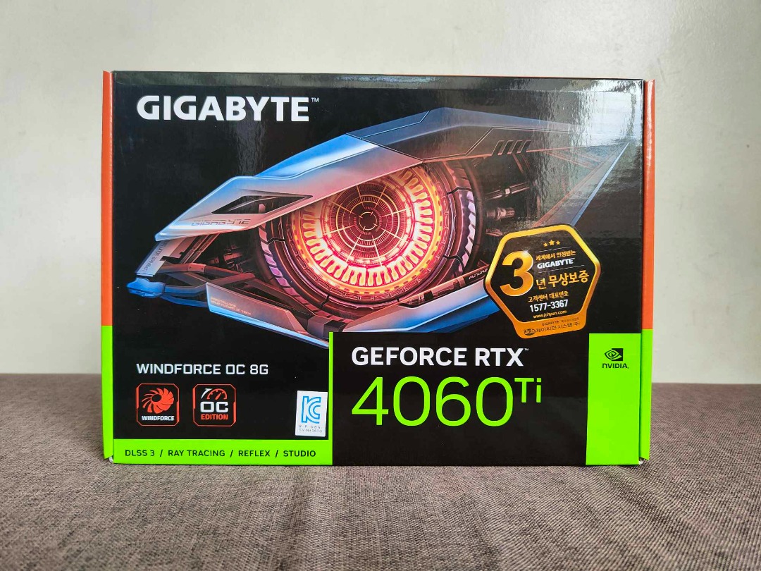 GIGABYTE GeForce RTX 4060 Ti WINDFORCE OC 8G, Computers & Tech, Parts ...