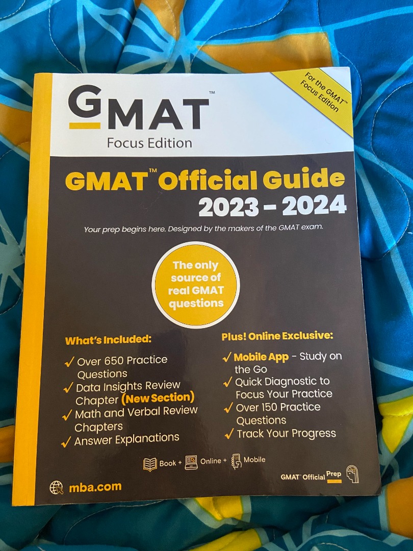 GMAT official Guide-Focus edition 2024, Hobbies & Toys, Books ...