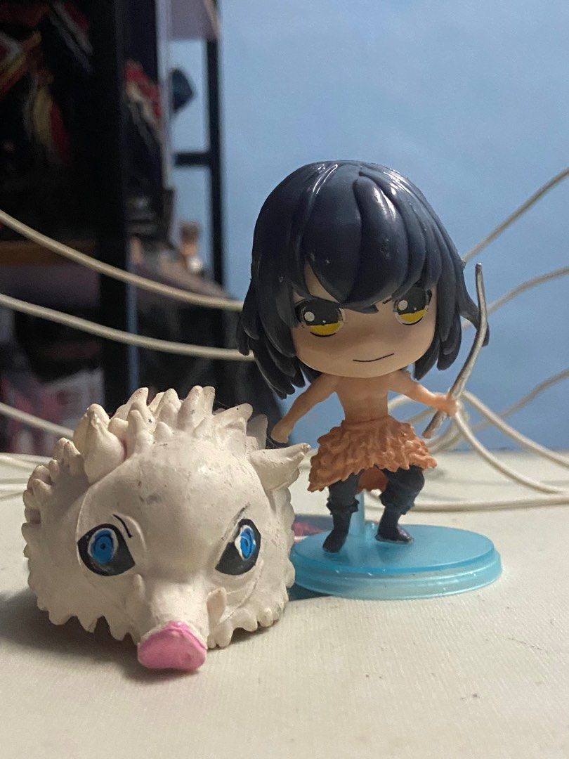 Inosuke Kimetsu No Yaiba (demon slayer) Chibi, Hobbies & Toys, Toys ...